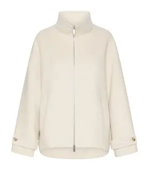 Marella Wool-alpaca Zip-up Coat - Beige