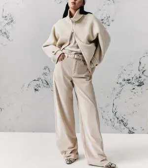 Marella Wool-alpaca Zip-up Coat