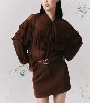 Marella Ruffle Pussybow Blouse