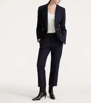 Marella Moiré Straight Trousers