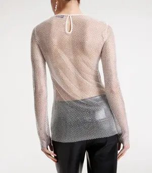 Marella Mesh Embellished T-shirt