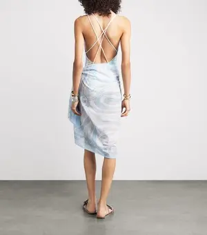 Emilio Pucci Cotton Marmo Print Sarong