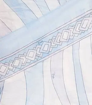 Emilio Pucci Cotton Marmo Print Sarong