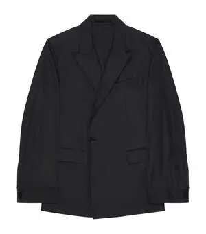 Givenchy Cotton Couture Seam Blazer - Black