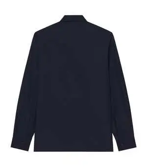 Givenchy Cotton Poplin Logo Shirt - Navy