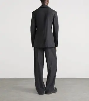 Givenchy Cotton Poplin Pleated Trousers
