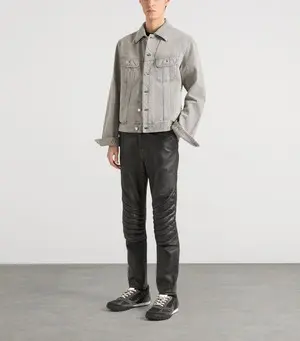 Givenchy Slim Biker Leather Trousers