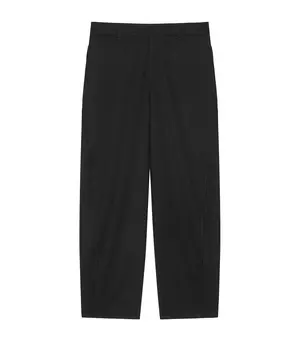 Givenchy Wool Couture Seam Trousers - Black