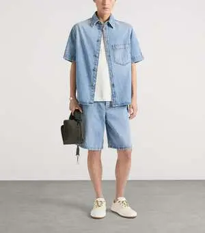Givenchy Couture Seam Denim Shorts