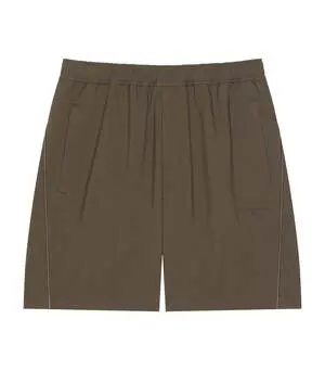 Givenchy Elasticated Couture Seam Shorts - Brown