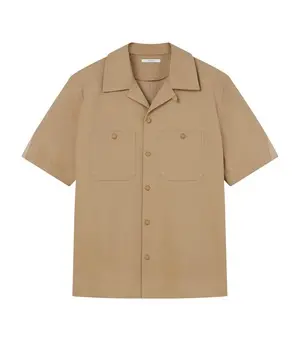 Givenchy Cotton Short-sleeve Shirt - Beige