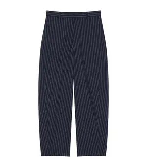 Givenchy Stripe Couture Seam Trousers - Navy