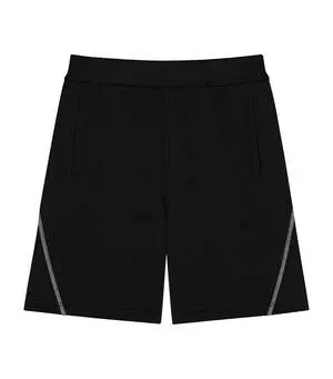 Givenchy Fleece Couture Seam Shorts - Black