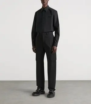 Givenchy Cotton Poplin Logo Shirt