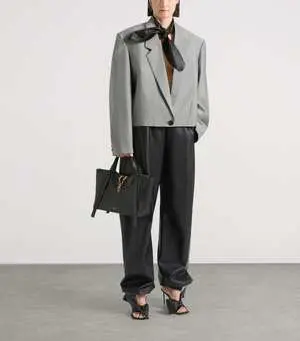 Givenchy Wool-mohair Cropped Blazer