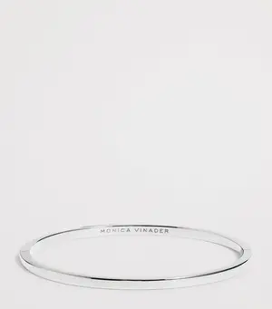 Monica Vinader Sterling Essential Slim Bangle