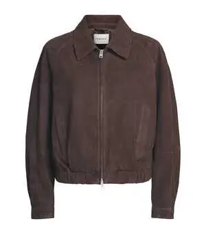 CHAROUX Suede Mimi Cropped Jacket