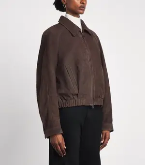 CHAROUX Suede Mimi Cropped Jacket