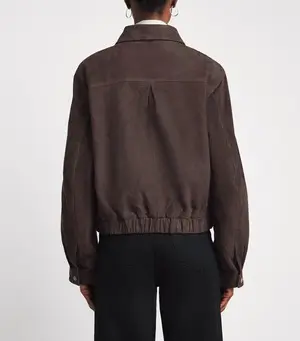 CHAROUX Suede Mimi Cropped Jacket