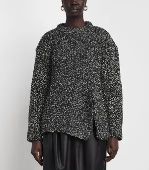 TOTEME Wool-silk Flecked Sweater