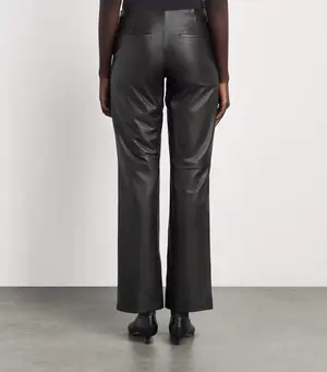 TOTEME Leather Easy Trousers