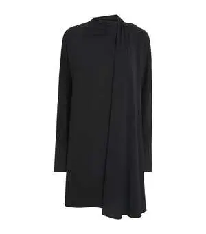 TOTEME Cady Scarf-detail Mini Dress