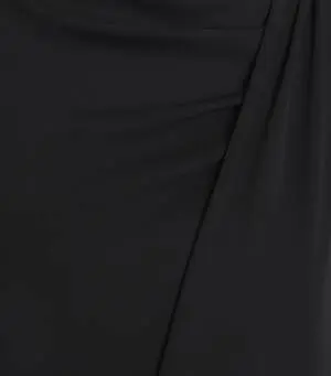 TOTEME Cady Scarf-detail Mini Dress