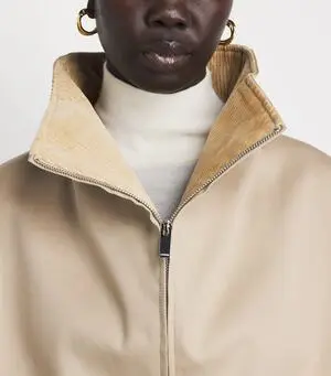TOTEME Cotton High-neck Country Jacket