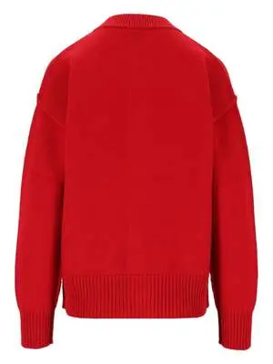 AMI Paris Wool De Coeur Cardigan