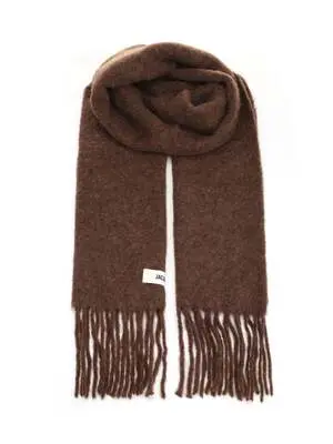 Jacquemus Wool Blend Scarf - Brown