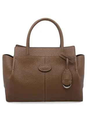 TOD'S Small Grained Leather Shopping Bag