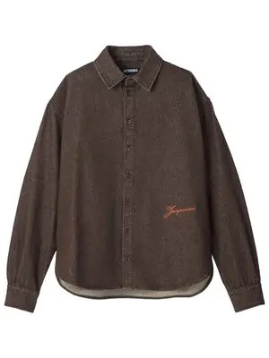 Jacquemus La Chemise De-nîmes Simon - Brown