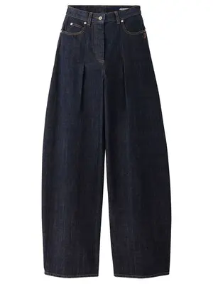 Jacquemus High-waisted Le De-nîmes Ovalo - Blue