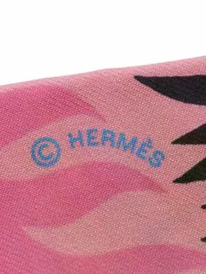 Hermès 2020s Under The Charm Of Orpheus Twilly Silk Scarf
