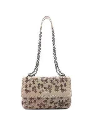 Bottega Veneta 2000s Olympia Chain Shoulder Bag - Neutrals