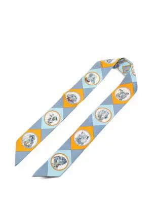 Hermès 2000s Colliers Et Chiens Scarf