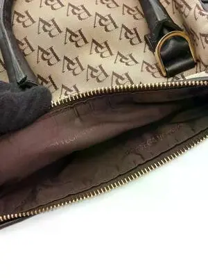 Bottega Veneta 2000s Monogram Canvas Handbag