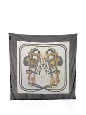 Hermès 2020s Brides De Gala Scarf - Black