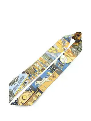Hermès 2010s Animapolis Ribbon Scarf
