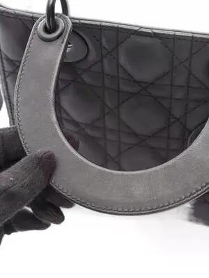 Dior 2010s Small Lady My Abcdior Cannage Handbag