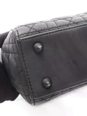 Dior 2010s Small Lady My Abcdior Cannage Handbag