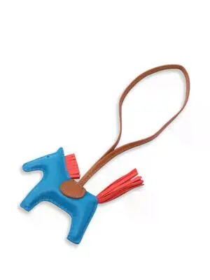 Hermès Pm Rodeo Horse Bag Charm - Blue