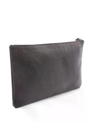 Gucci 2010s Bamboo Leather Clutch Bag