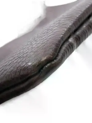 Gucci 2010s Bamboo Leather Clutch Bag