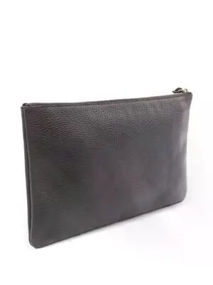 Gucci 2010s Bamboo Leather Clutch Bag
