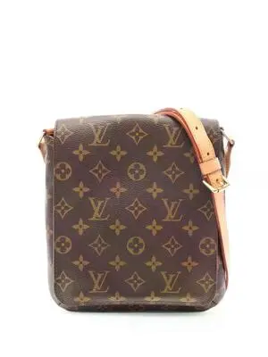 LOUIS VUITTON 2004 Musette Salsa Monogram Shoulder Bag - Brown
