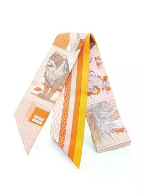 Hermès 2020s Grand Theatre Nouveau Scarf - Neutrals