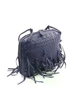 Bottega Veneta 2010s Intrecciato Fringe Shoulder Bag