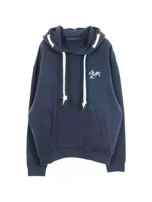 LOUIS VUITTON 2010s Nautical-rope Hoodie - Blue