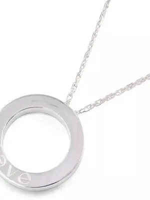 Cartier 2010s Love Circle Diamond Necklace